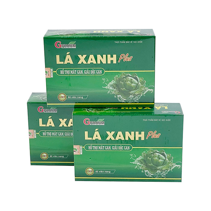 Lá Xanh Gpharm 60 viên - Giải độc mát gan - 84pharmacy